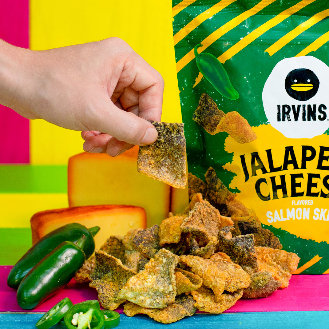 Jalapeno Cheese Salmon Skin Single (2.8 oz)